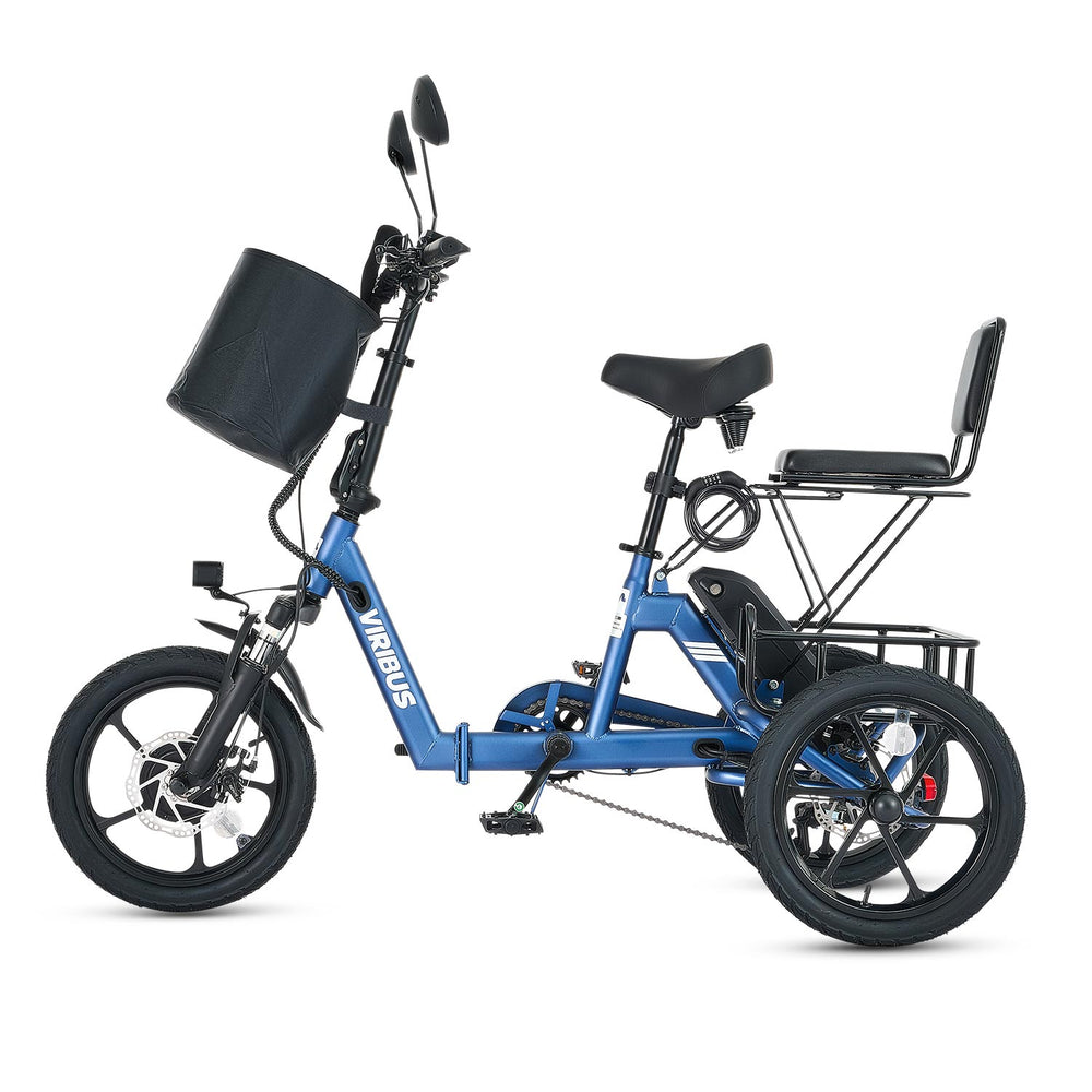 Viribus 16 Inch Folding Tricycle for Adults | Easy Storage and ...