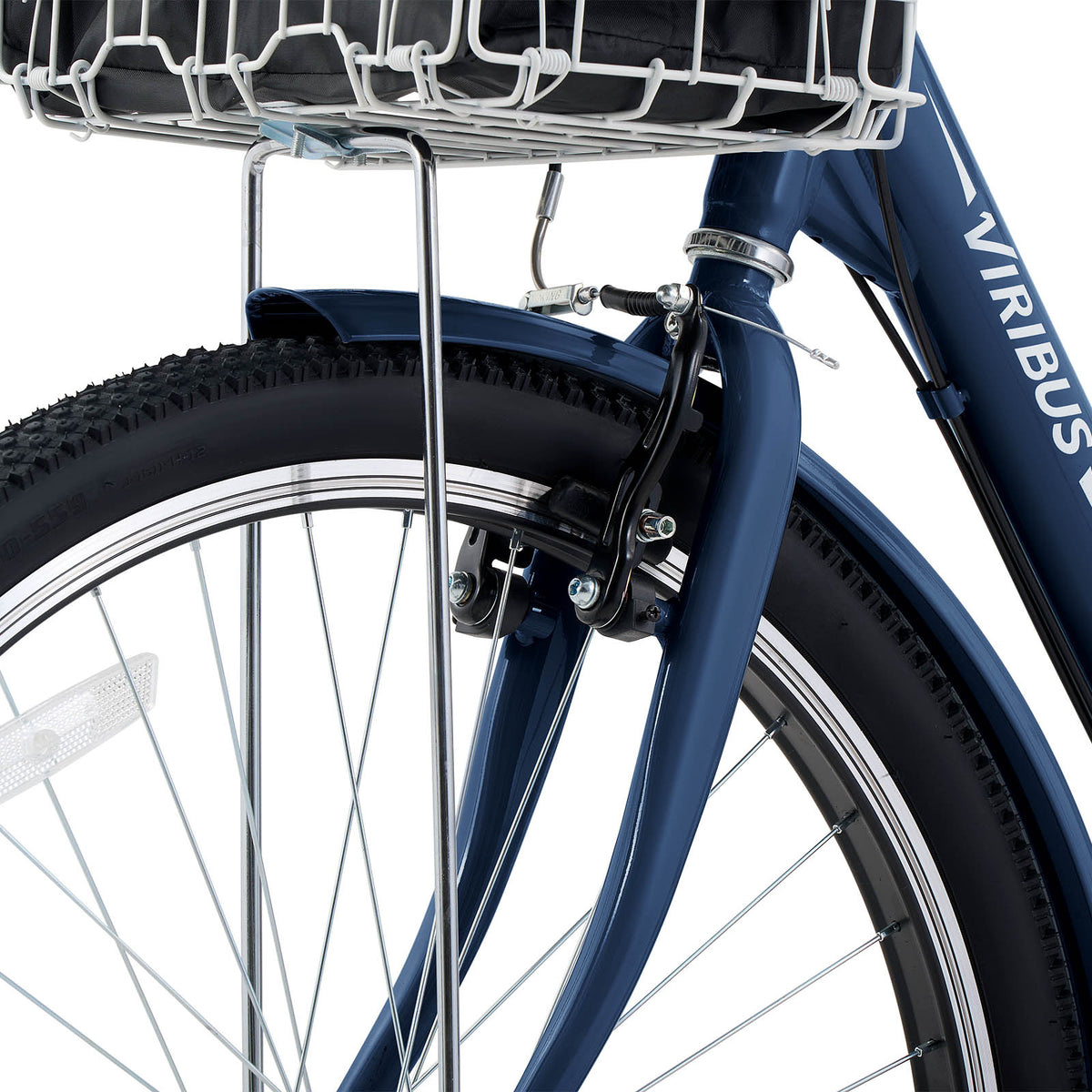 Viribus Adults Tricycle with Basket, 7 speed & Single-Chain