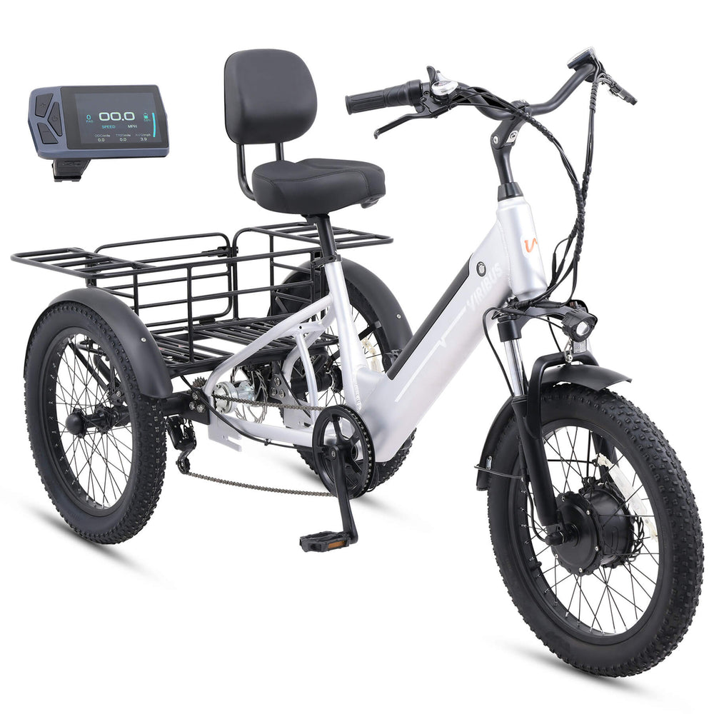 Viribus SC5 Fat Tire Electric Tricycle for Adults | Powerful Viribus ...